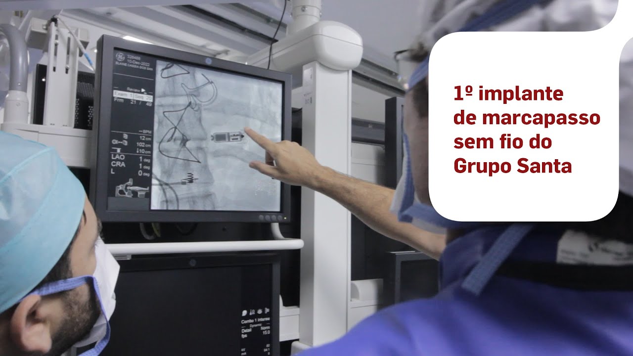 1º implante de marcapasso sem cabo do Grupo Santa, solução da Medtronic ...