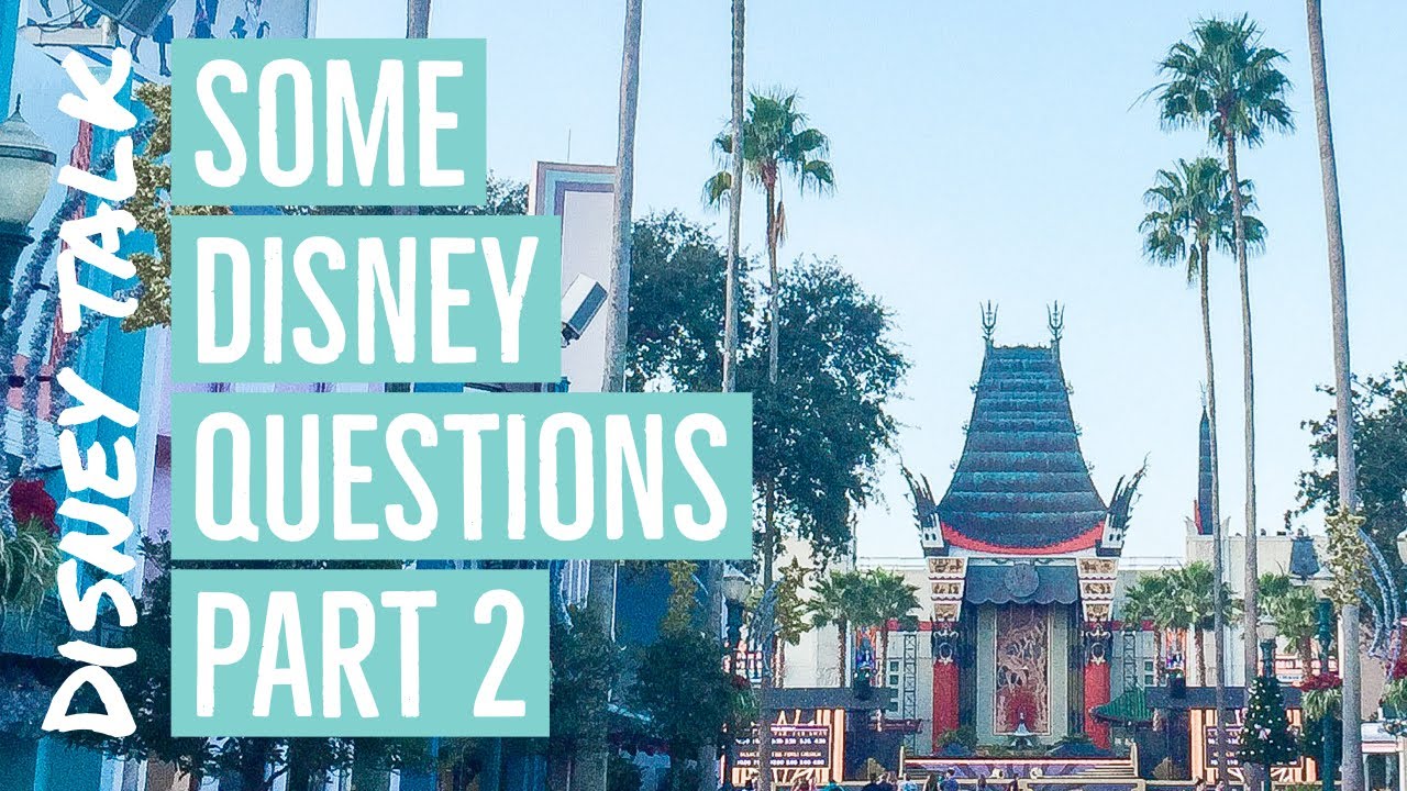 The Ultimate Disney Questionnaire Part 2 • Disney Talk - YouTube