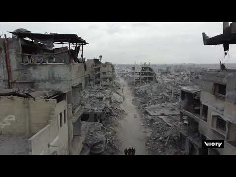 Drone Görüntüleri Gazze’yi Gösteriyor:  Şehir Harabeye Döndü