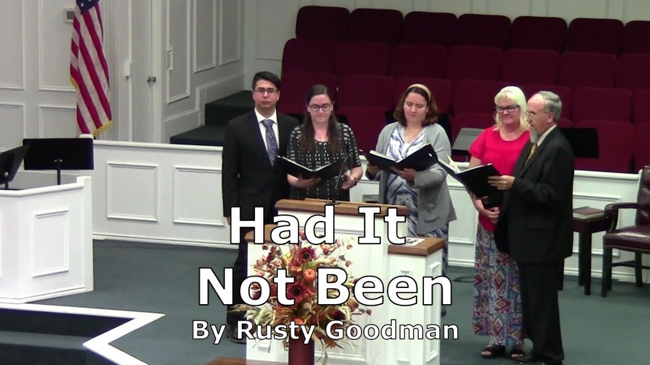 Had It Not Been ~ by Rusty Goodman - YouTube