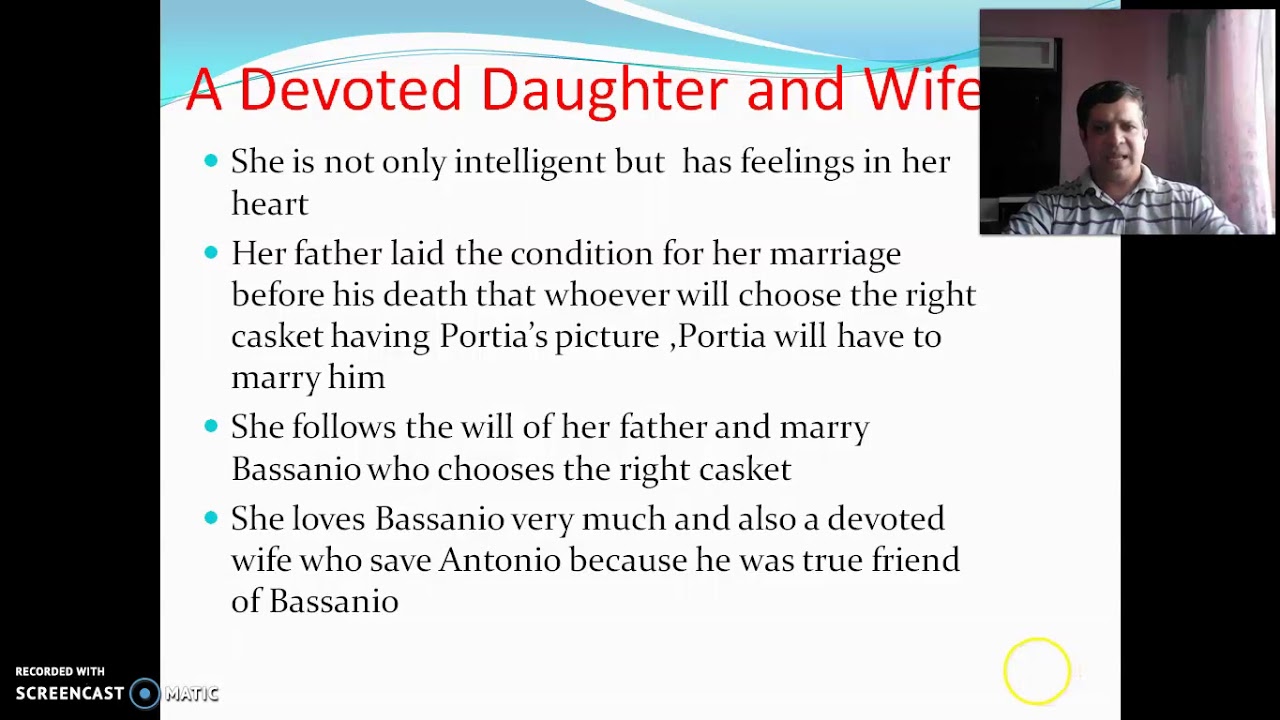 Portia Character Quotes