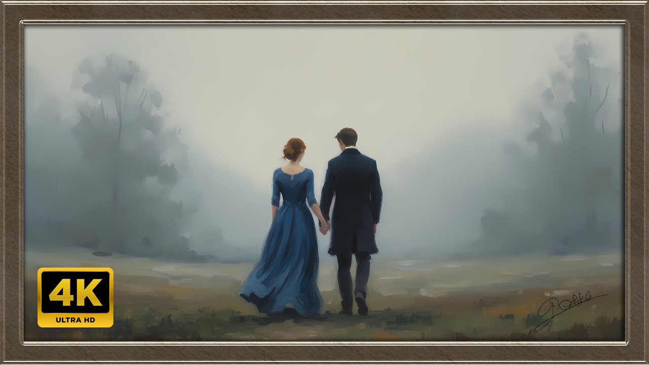 4K Elegant Couple Painting | Art Framed Screensaver | Art for Your TV ...