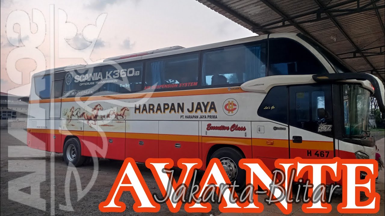 Bus HARAPAN JAYA Executive Class ' JAKARTA - BLITAR - YouTube