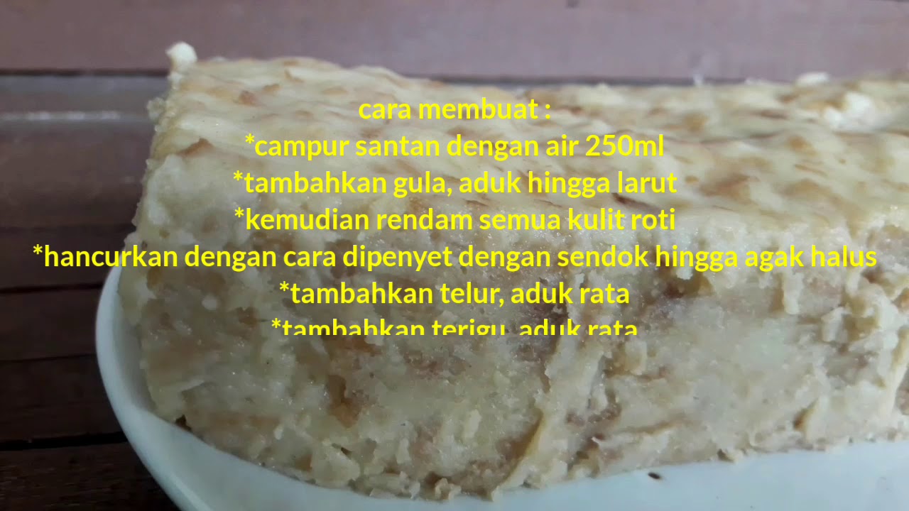 Resep jajan mudah dan simple *Podeng Roti Tawar* - YouTube