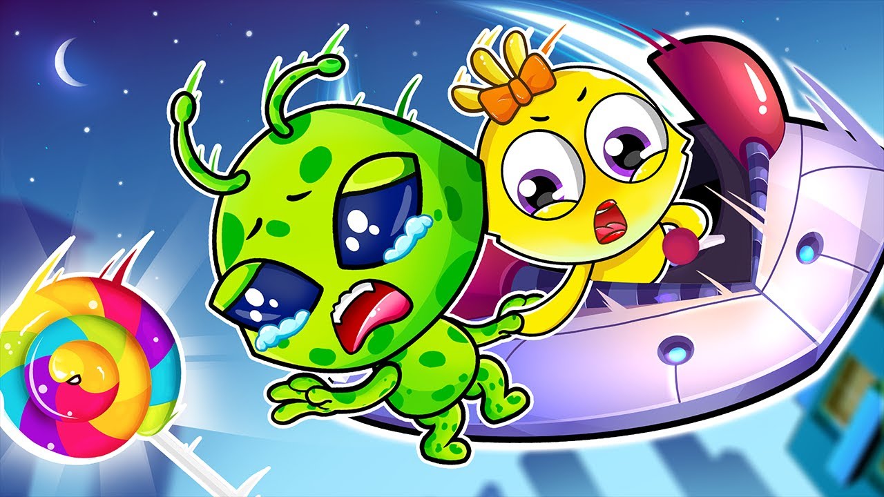 Adventures With Aliens | Alien Got Lost Song | Lamba Lamby Kids Songs ...