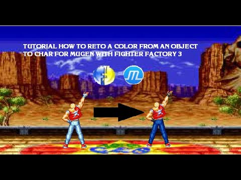 Tutorial modifying colors to the palette in a char with the fighter ...