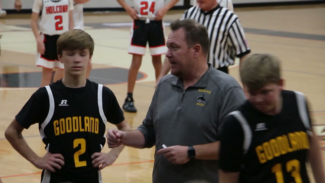 Goodland Cowboys vs Holcomb Longhorns 8th grade Basketball 2021 - YouTube