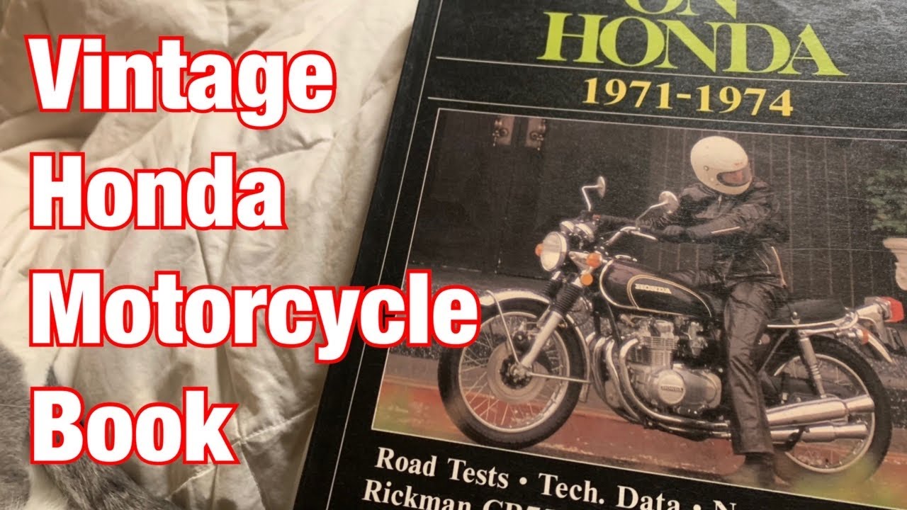 Vintage Honda Motorcycle Book From Cycle World - YouTube