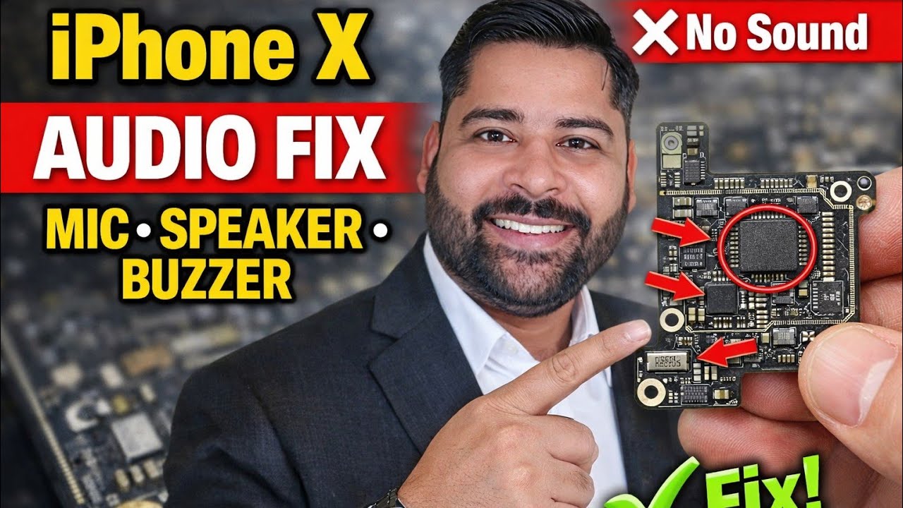 iPhone X Mic, Speaker & Buzzer Ways | Schematic Diagram Circuit ...