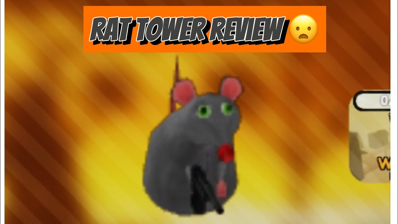 Rat tower gameplay in noob tower defense - YouTube