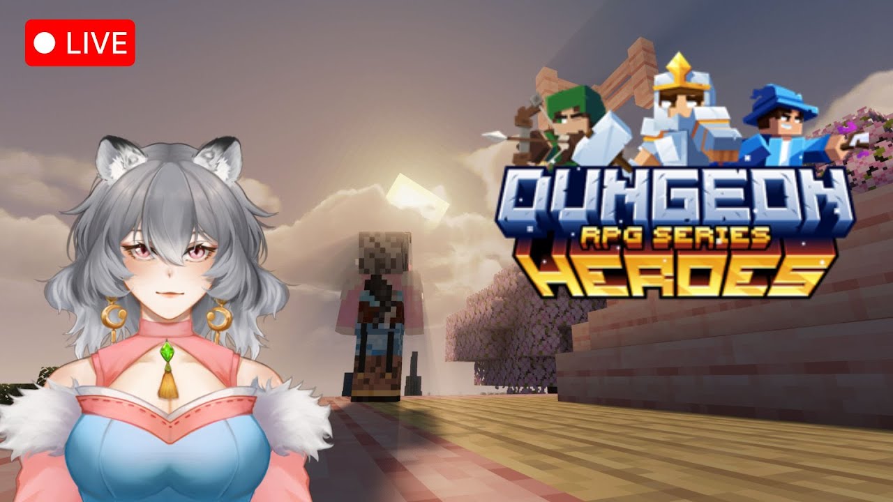 [🔴Live] Minecraft Dungeon Heroes (RPG Series) Ep.1 เรื่อยๆ - YouTube