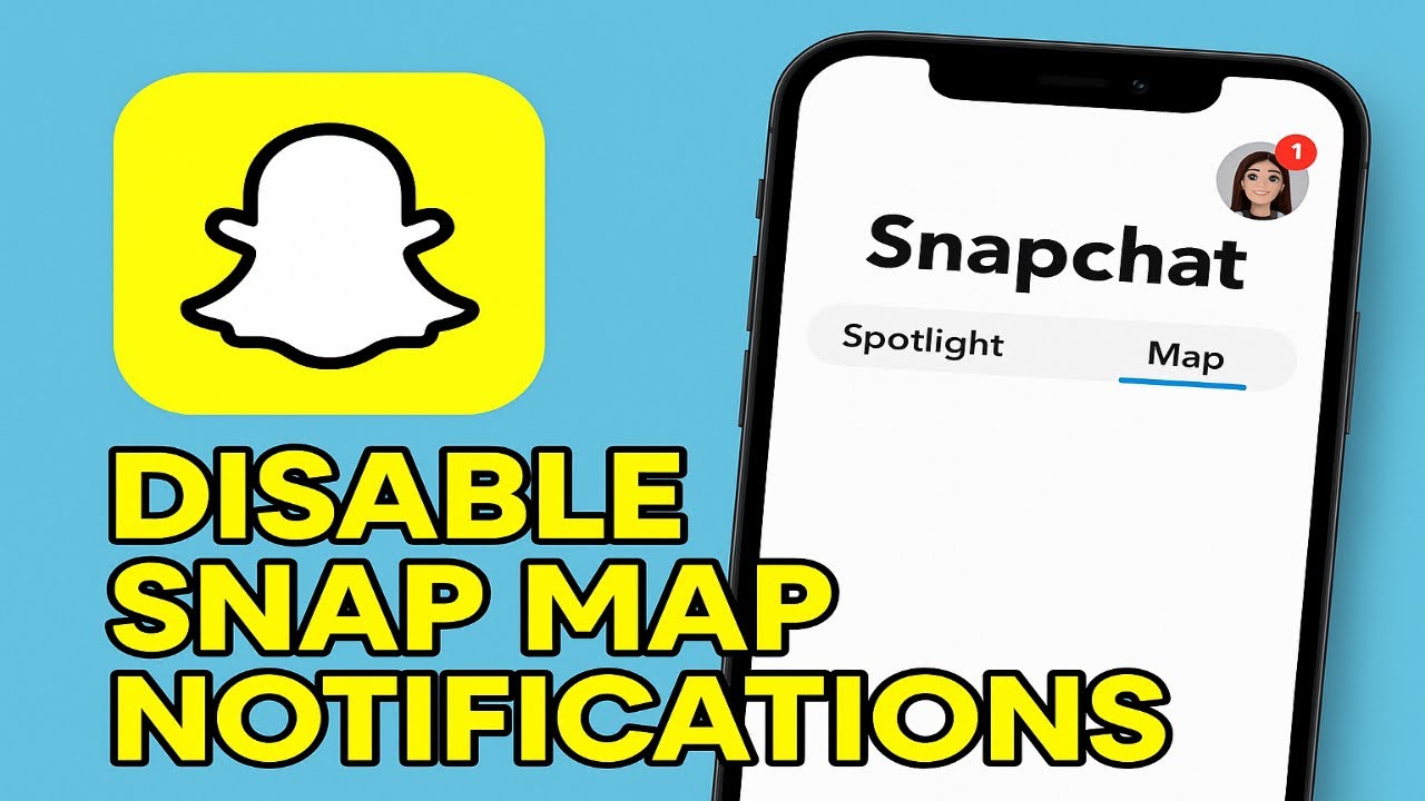 How To Disable Snap Map Notifications on Snapchat (2025) - YouTube