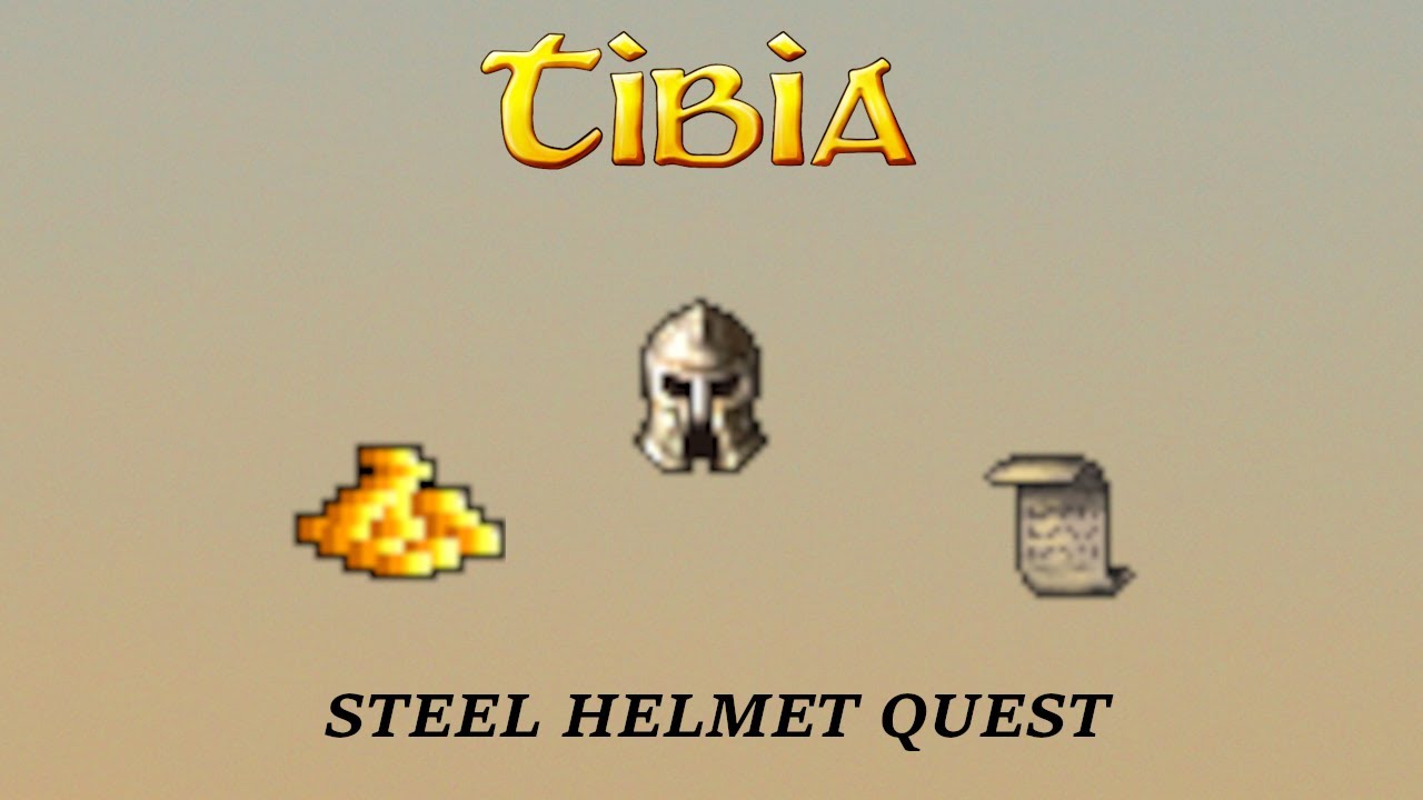 Tibia: Steel Helmet Quest - YouTube