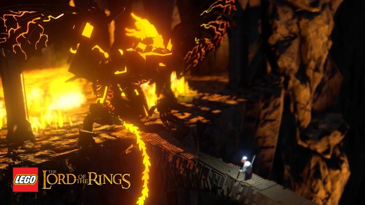Balrog first fight - LEGO The Lord of the Rings : Boss fight - YouTube