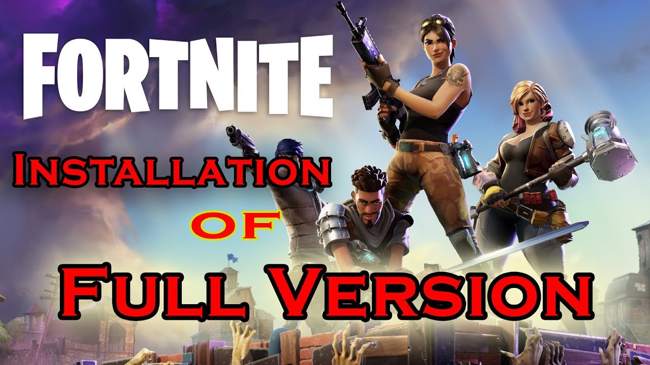 Fortnite FULL Installation + CRACK - YouTube