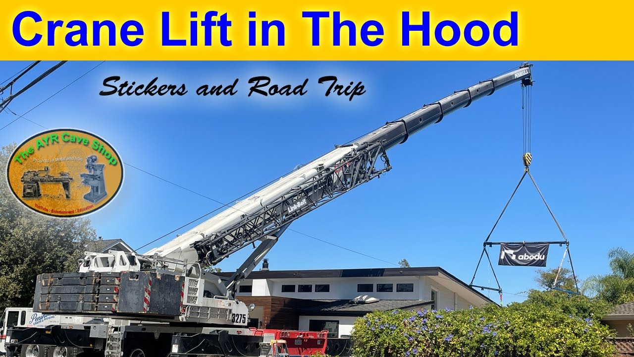 Weekend Update 28 – Crane Lift in The Hood - California Redwoods - YouTube