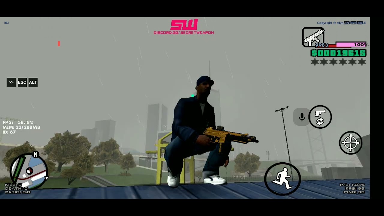 share weapon gold gta samp - YouTube
