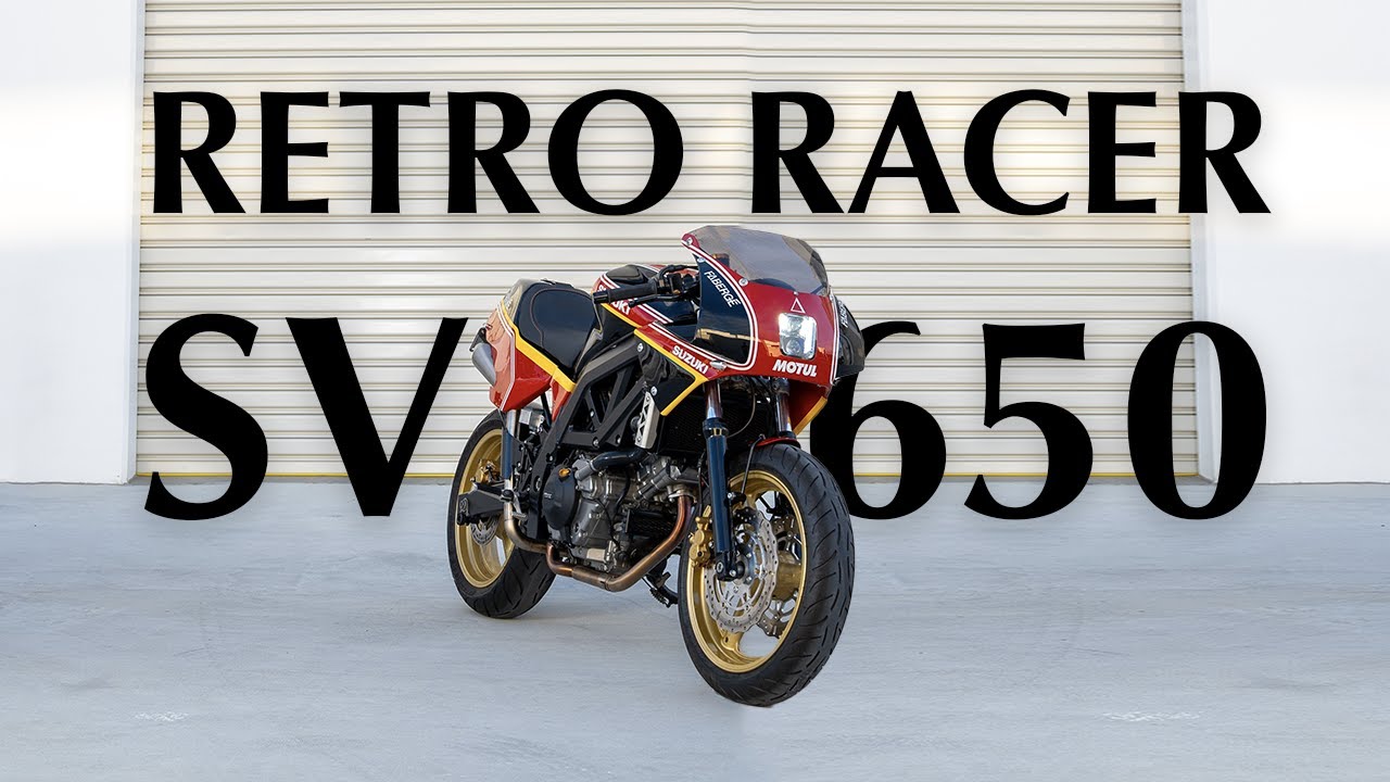 2006 Suzuki SV650 Retro Racer | Purpose Built Moto - YouTube
