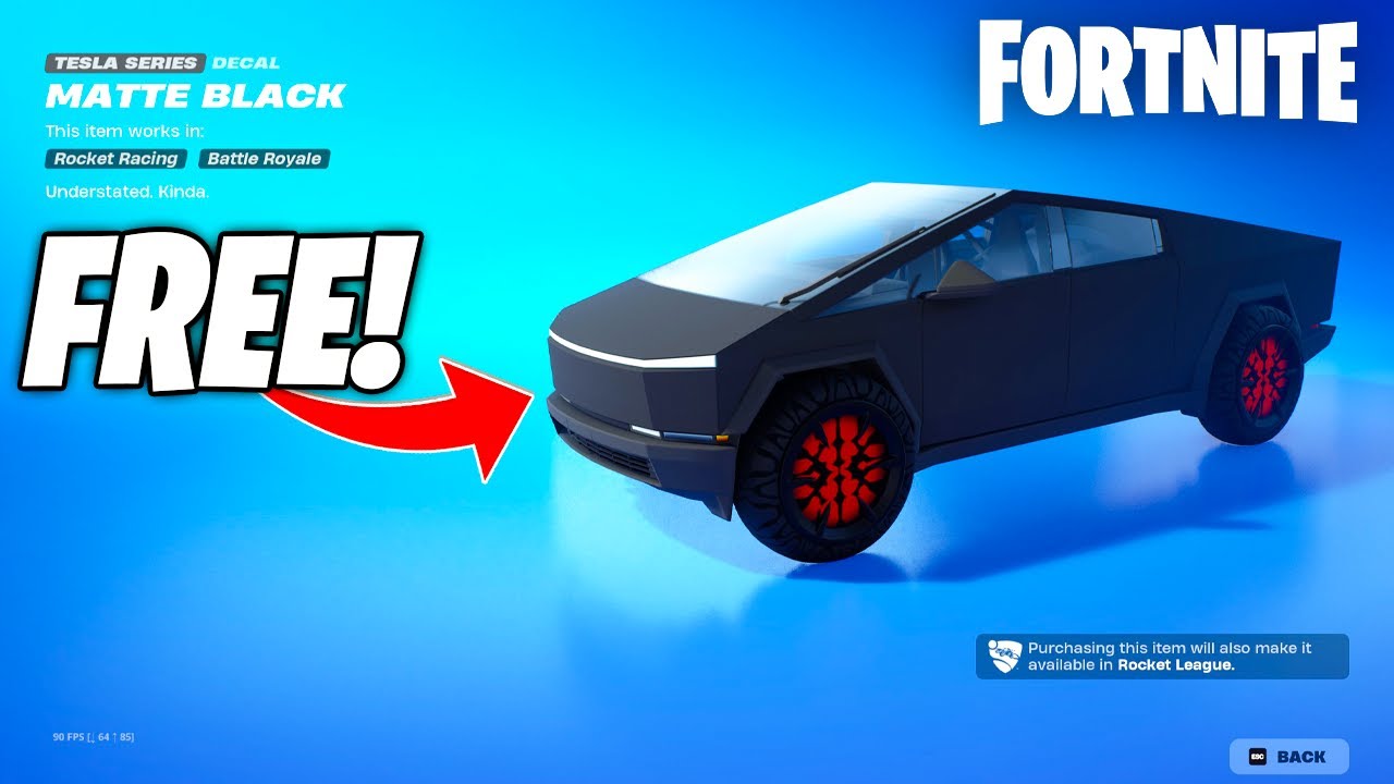 How to Unlock the Cybertruck in Fortnite for FREE! New Summer Road Trip ...