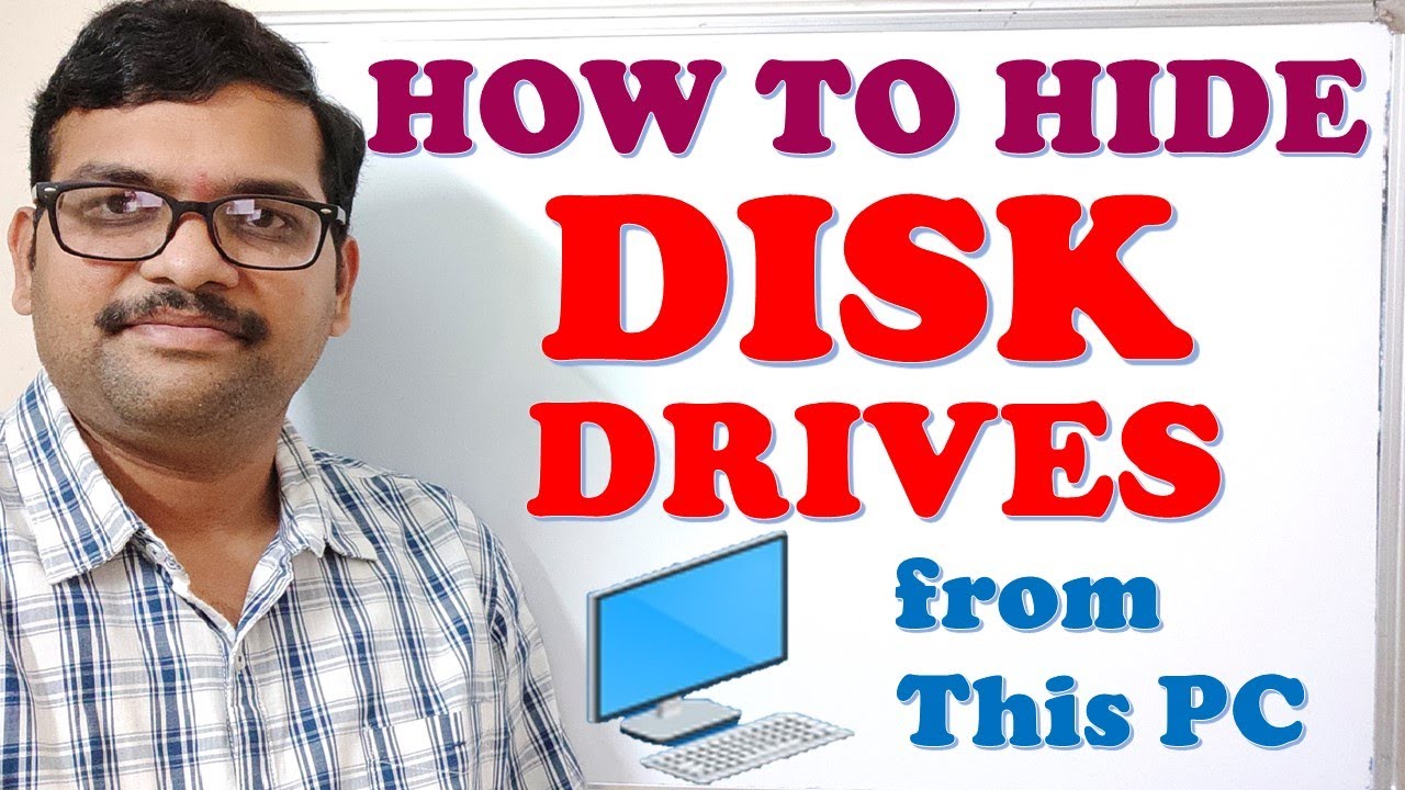 HOW TO HIDE DISK DRIVES IN THIS PC / MY COMPUTER || REGISTRY HACKS ...