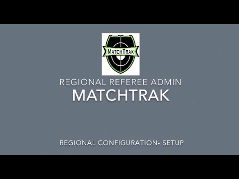 Matchtrak RRA - Regional Configuration Setup - YouTube