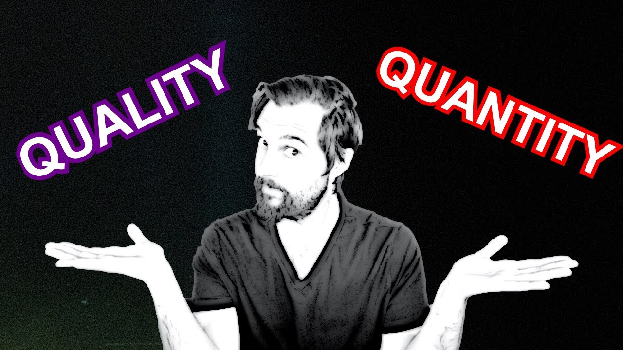Quantity Vs Quality - The secret of music production - YouTube