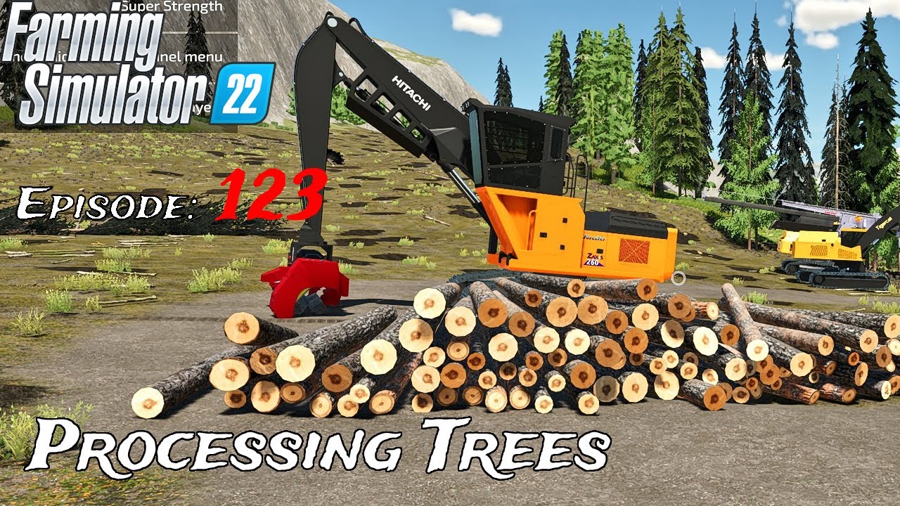 FS22 Logging-Start From Scratch Ep. 123: Processing Logs and a Mystery ...