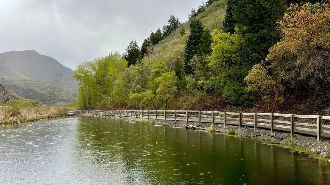 An April Bike Ride on the Provo River Trail in Provo Canyon - YouTube