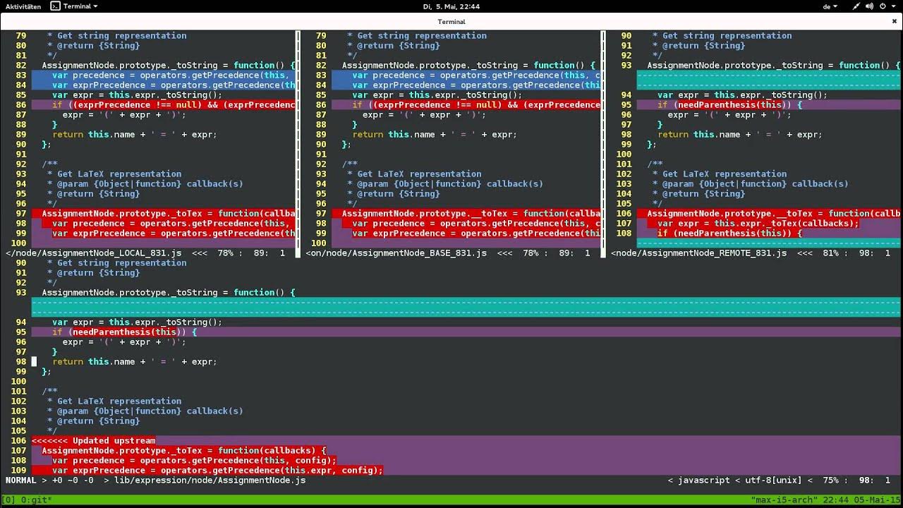 Real world git example including interactive rebase - YouTube