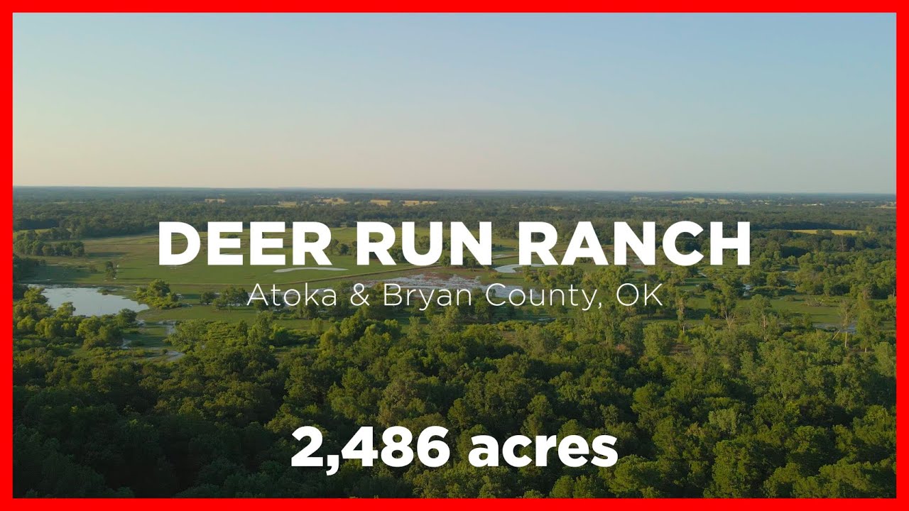 Deer Run Ranch – 2,486 Acres of Superior Oklahoma Hunting Land - YouTube