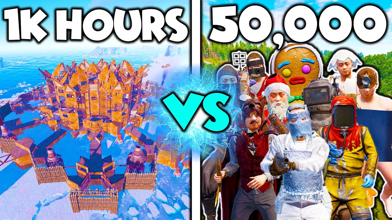 1000 Hour Team VS 50,000 Hour Team - Rust - YouTube