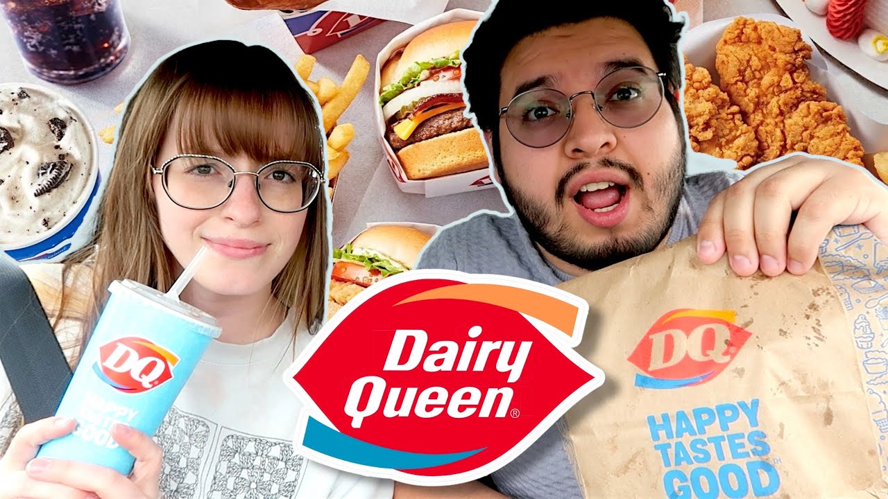 Trying Dairy Queen For The First Time - YouTube
