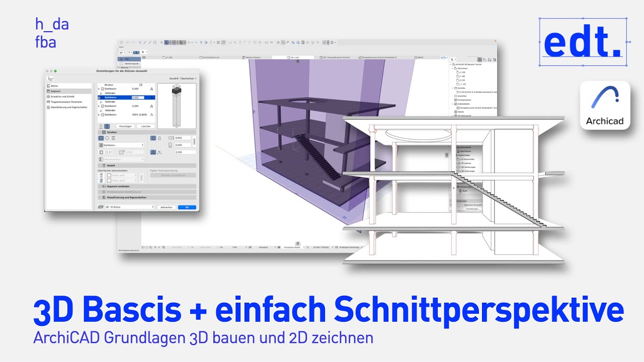 archicad 3d 断面 – archicad 断面図 寸法 – LTEA