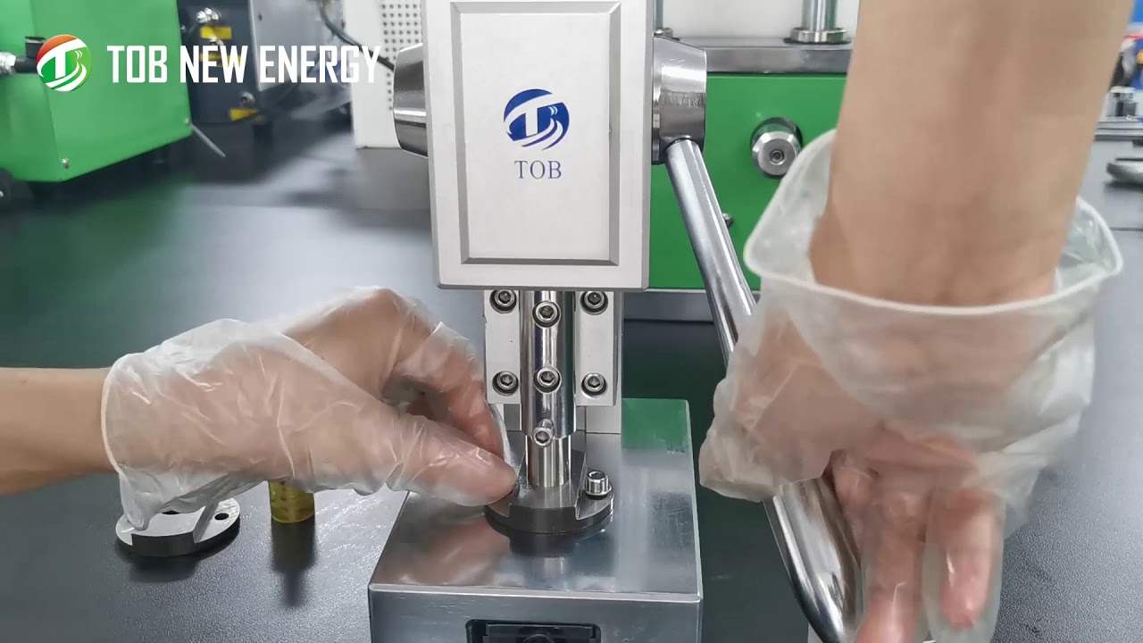 Battery Electrode Cutter Disc Punching Machine (mold change process ...