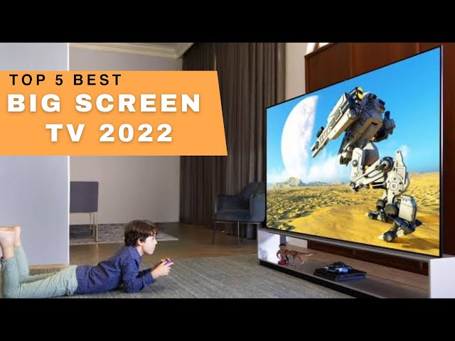Picture With Big Screen Tv On The Screen