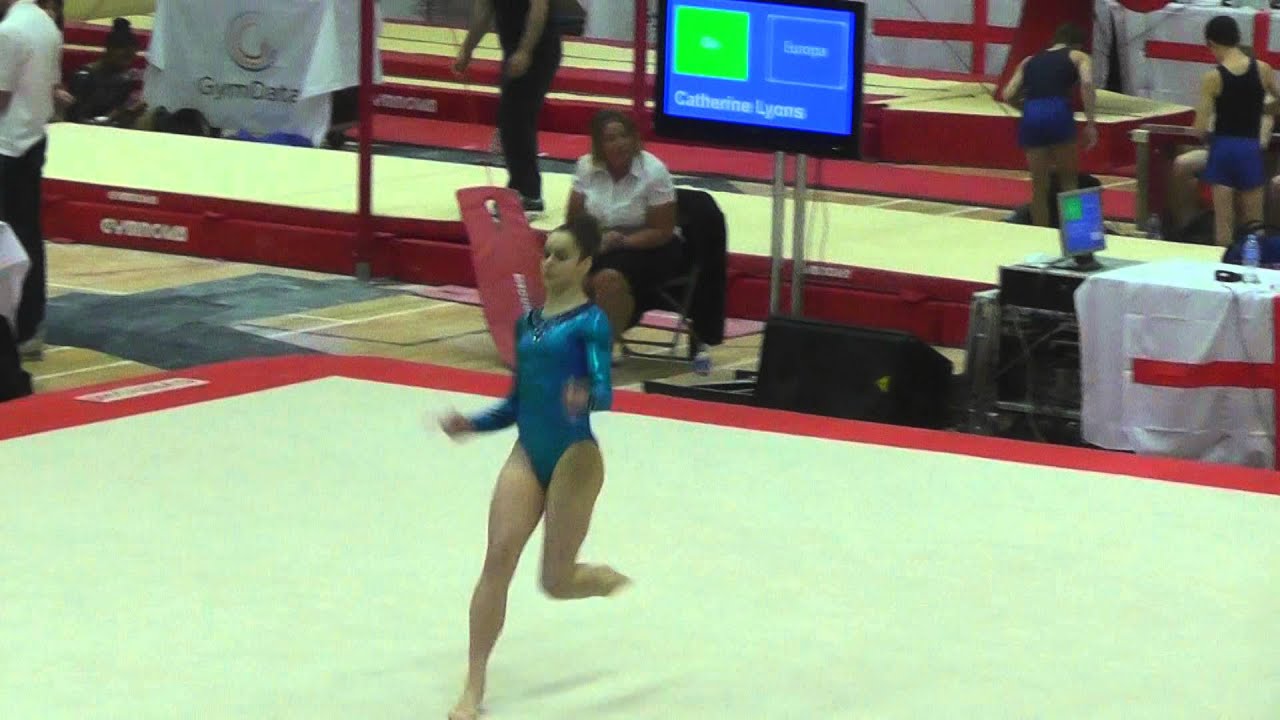 Catherine Lyons - Floor - 2014 English Championships - YouTube