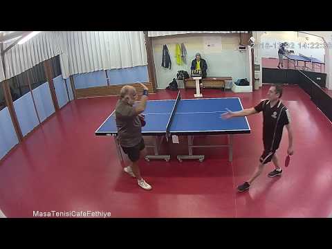 Şevki Balım vs Ahmet Şahan (Masatenisi cafe Fethiye, Ferdi ligler)