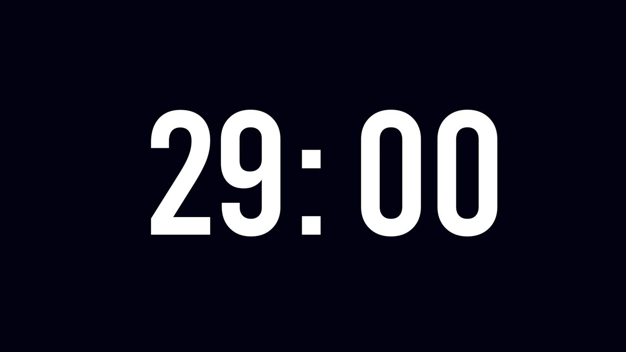 29 Minute Timer - YouTube