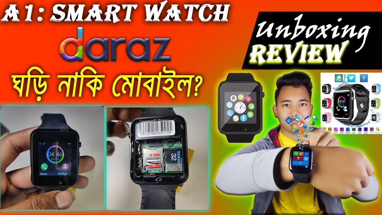 A1 android smart watch review - YouTube