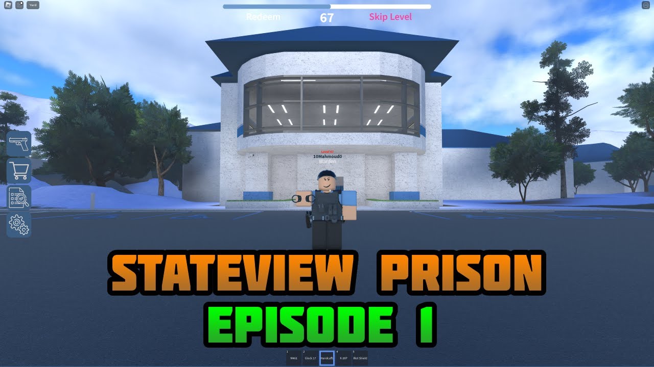 Playing as a officer in Roblox Stateview Prison! [EPISODE 1] - YouTube