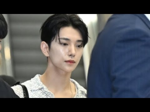 Seventeen's Joshua looks haggard as he heads to Japan following dating ...