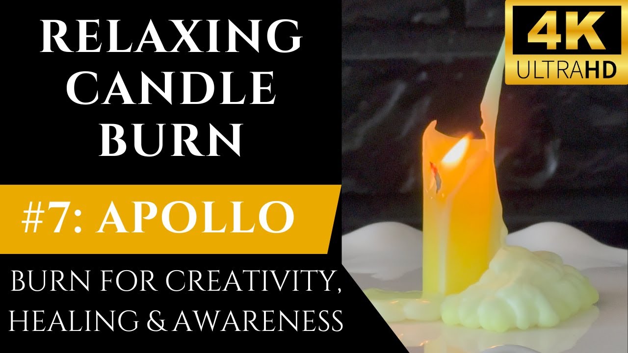 Relaxing Candle Burn #7 - Apollo: Burn for Healing, Creativity, and ...