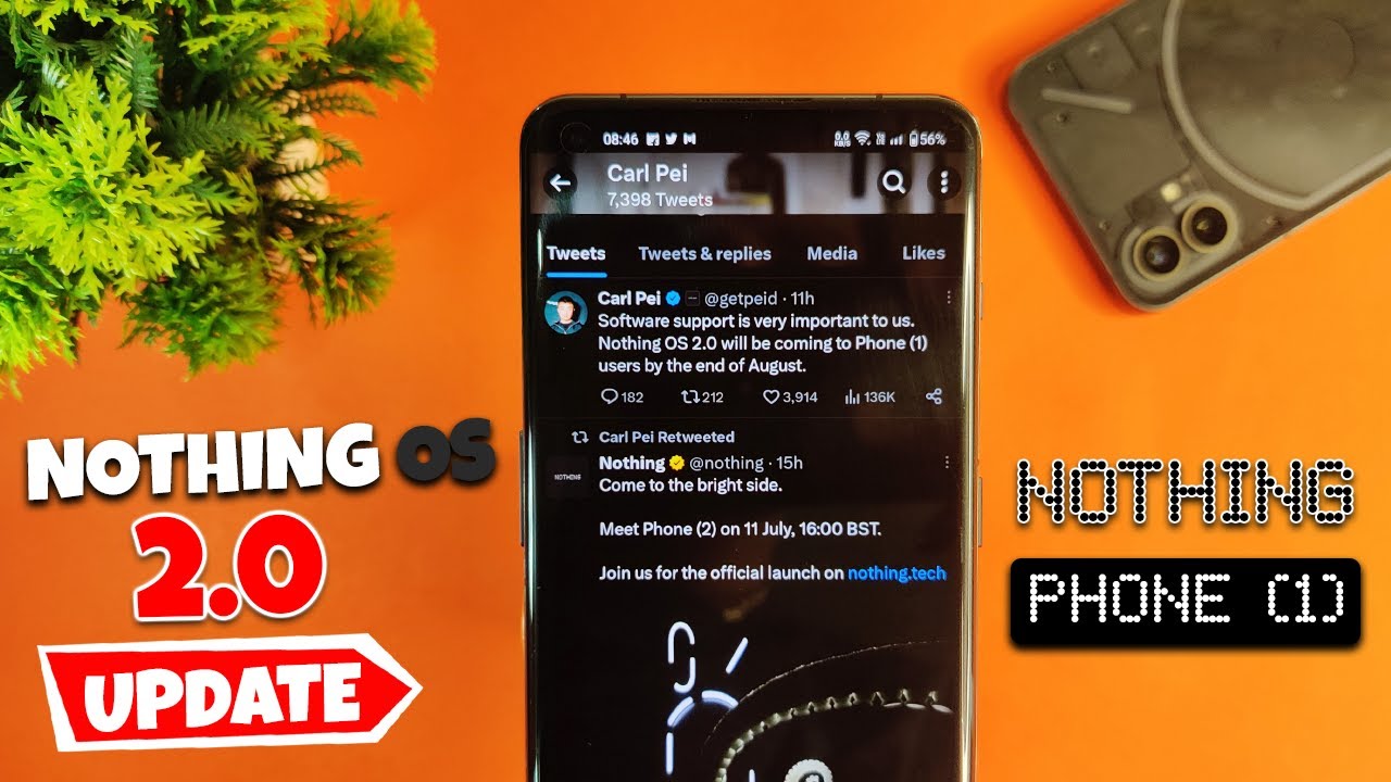 Nothing OS 2.0 Update Month Revealed for Nothing Phone (1) 🔥 - YouTube