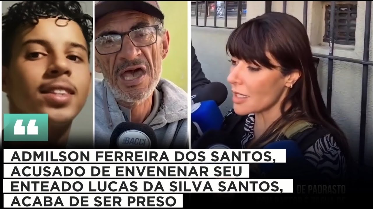 Bolo Envenenado: Padrasto Admilson Acusado de Envenenar Enteado Lucas é Preso - YouTube