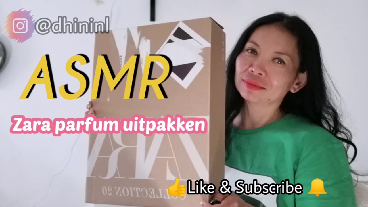 ASMR zara parfum uitpakken | Dhinivlog - YouTube