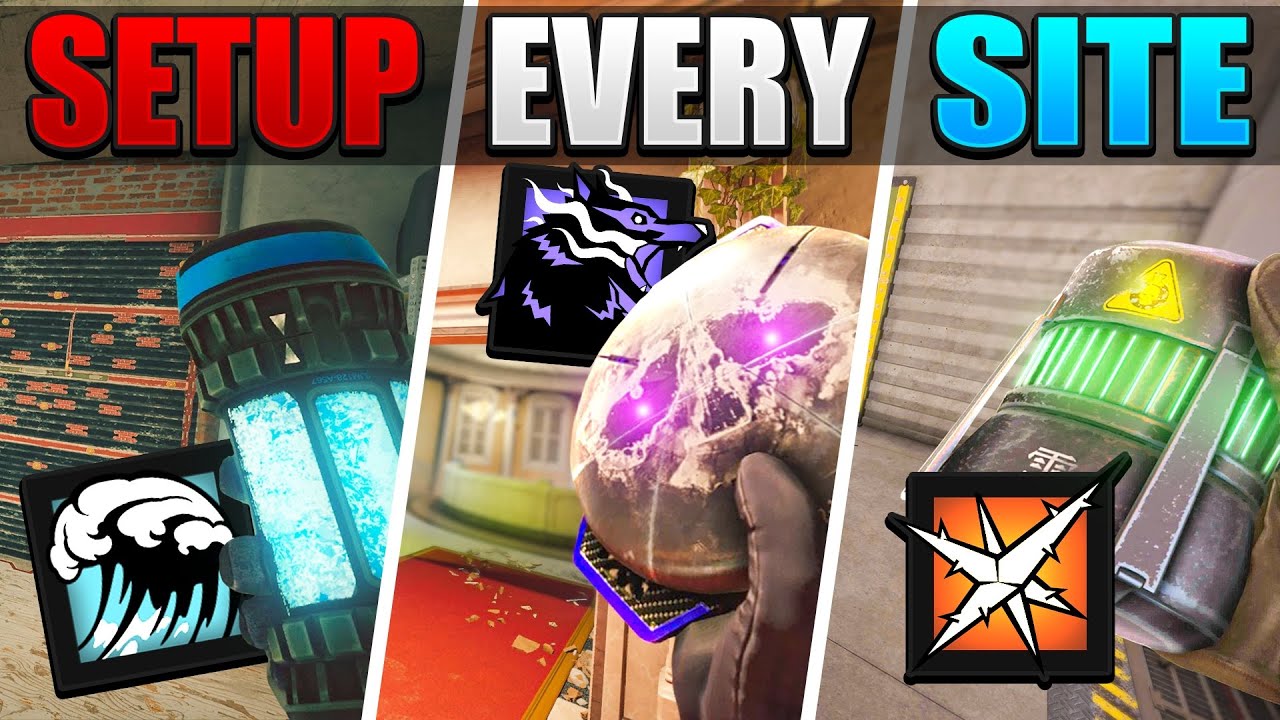The BEST Site Setup For EVERY Bombsite In Rainbow Six Siege (2024 ...