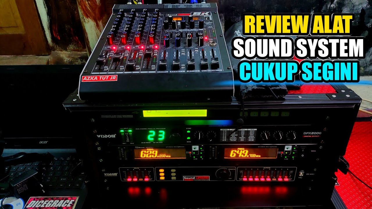 Alat Sound System Lengkap, Tri Id Official - YouTube