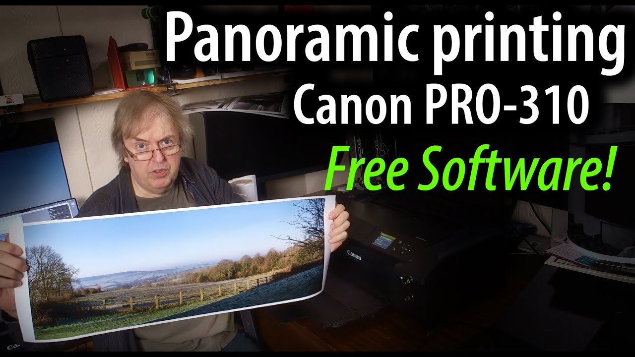 Panoramic photo printing with the Canon PRO-310. A wide panoramic ...