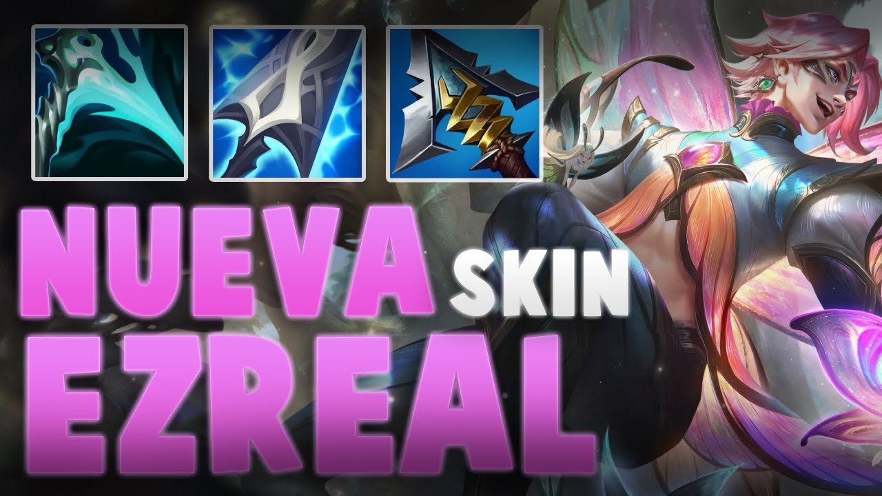 🌸¡LA NUEVA SKIN de EZREAL CORTE FEÉRICO hace QUE LOS ENEMIGOS SE ...