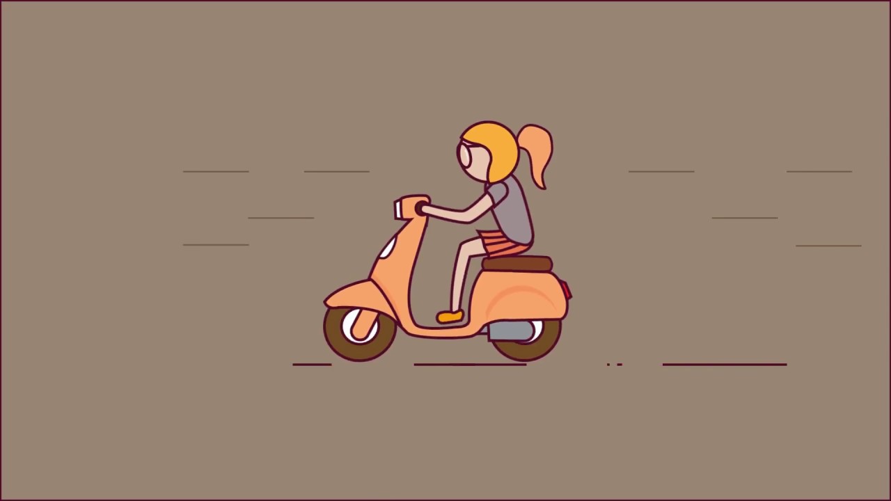 Scooter Animation in After Effects - YouTube